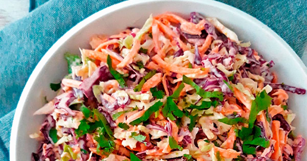 Como hacer la Ensalada coleslaw! - Natta home taste