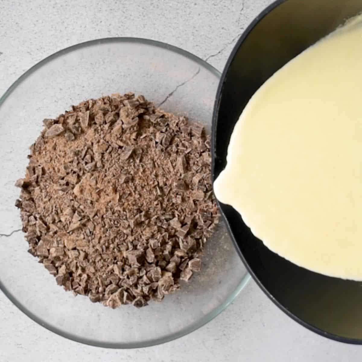 Cómo hacer ganache de chocolate para cobertura - Natta home taste