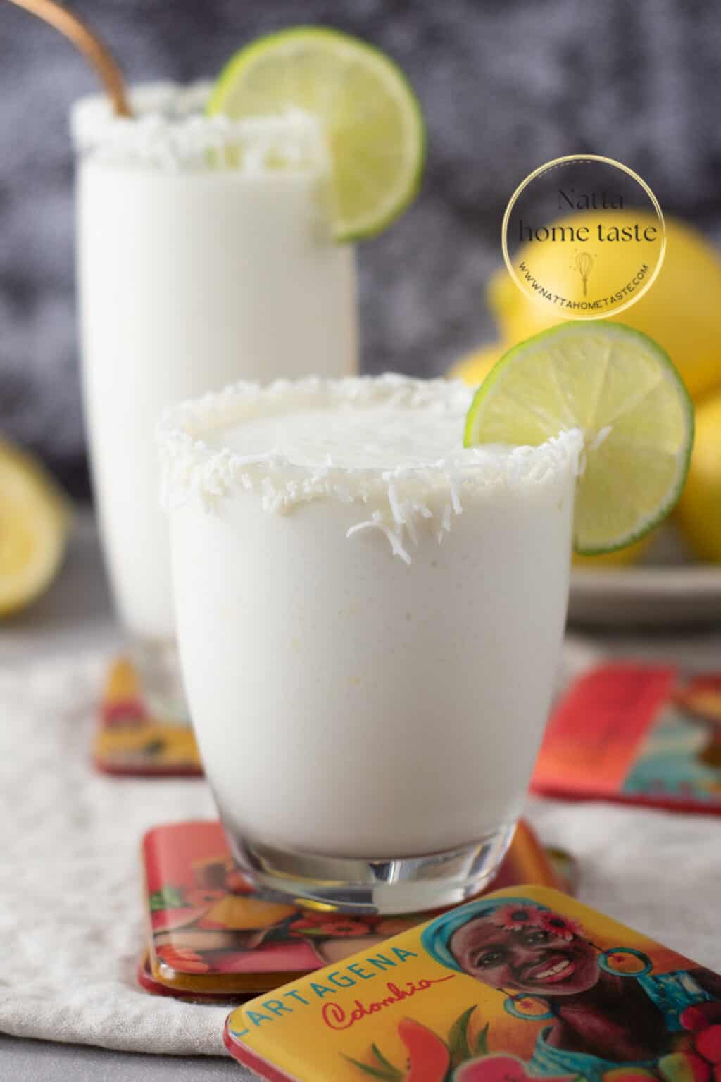 Limonada de coco | receta colombiana - Natta home taste