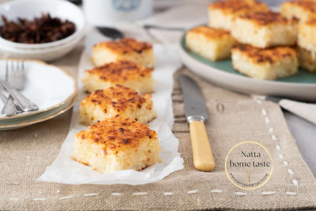 Enyucado costeño colombiano (cassava | tapioca cake) - Natta home taste