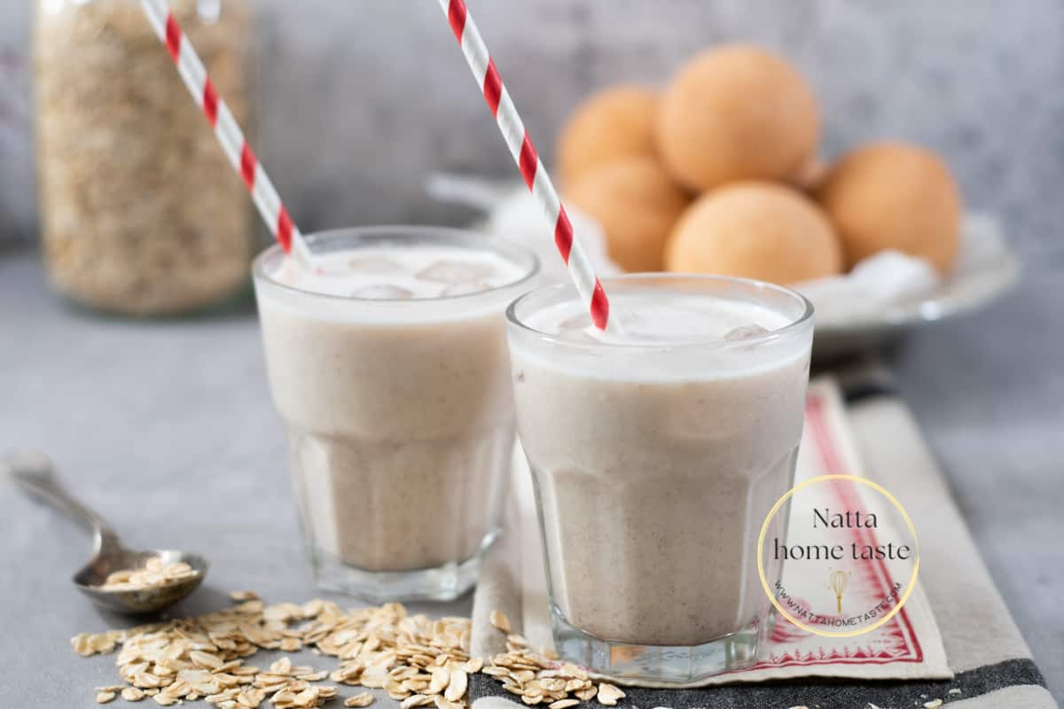 Receta de avena fría colombiana | oatmeal drink - Natta home taste