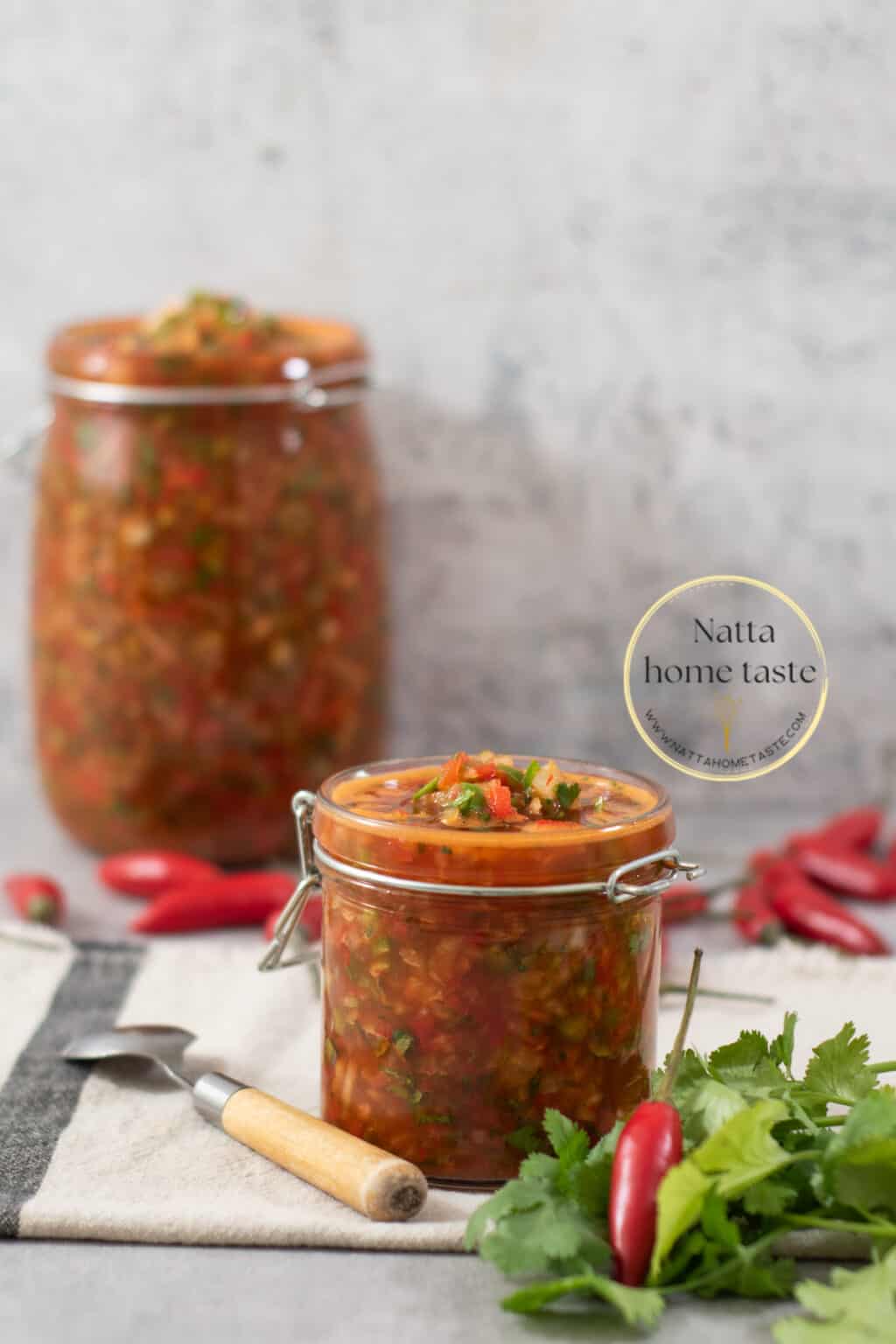 Cómo hacer salsa de ají picante (encurtido colombiano) - Natta home taste