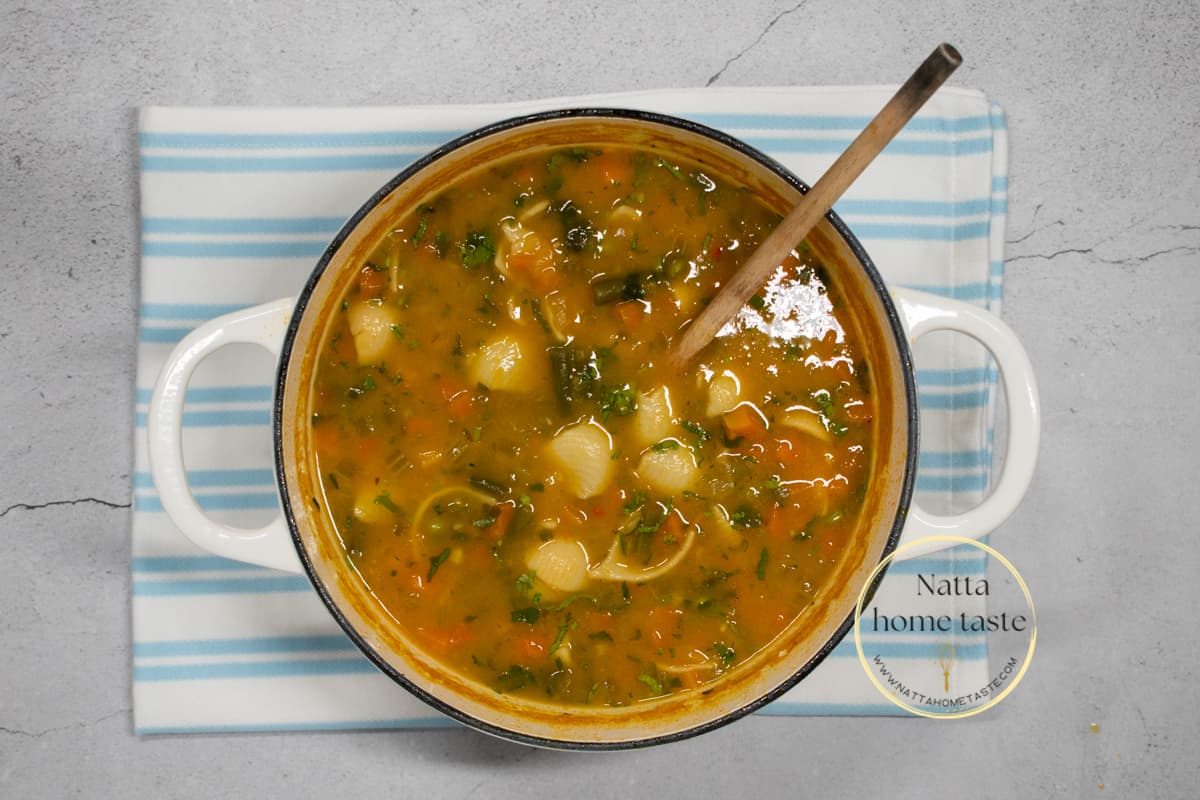 Cómo hacer sopa de pasta con verduras (colombiana) - Natta home taste