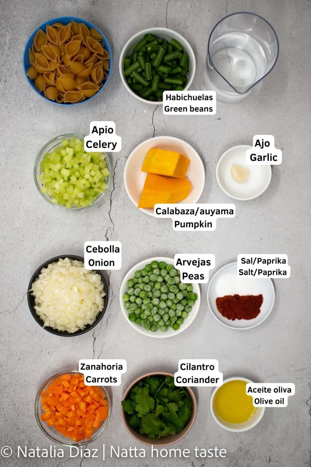 Cómo hacer sopa de pasta con verduras (colombiana) - Natta home taste
